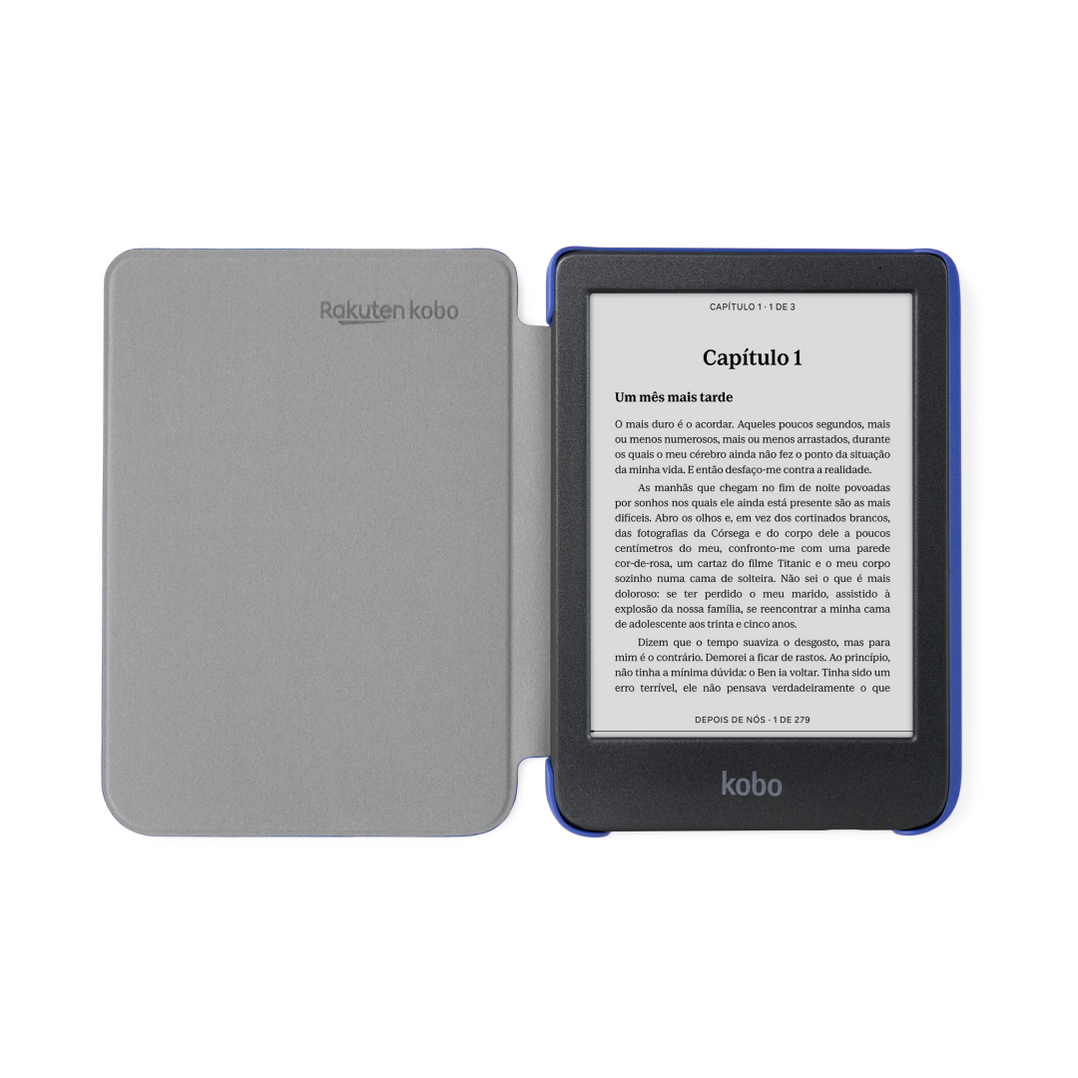 Capa SleepCover básica do Kobo Clara Colour/BW - Azul cobalto | Rakuten ...